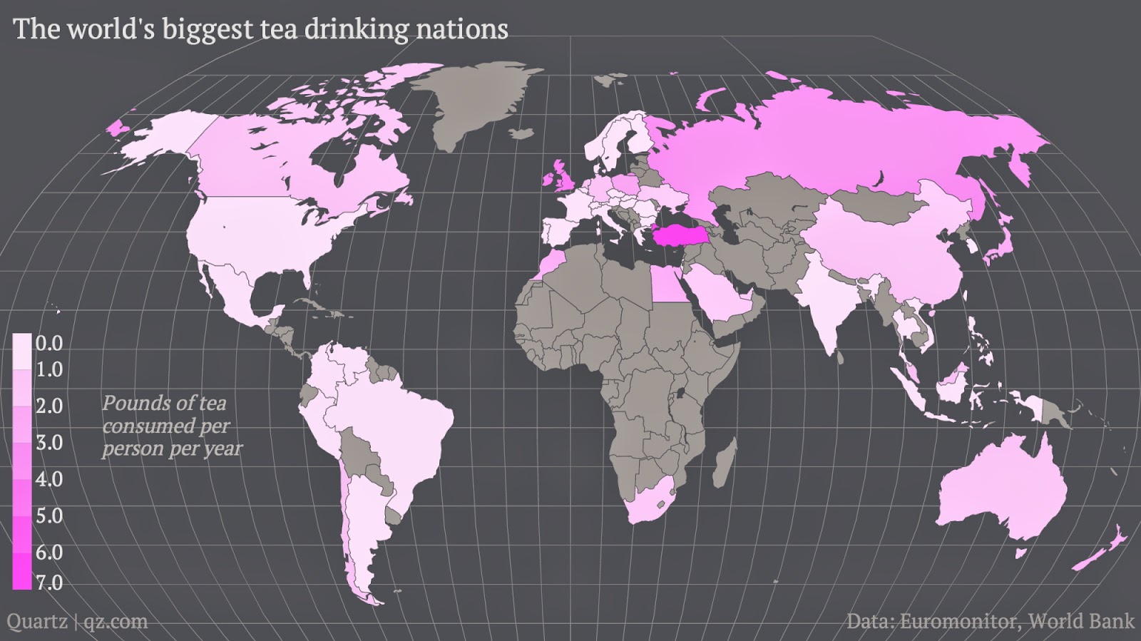 The World's Biggest Tea Drinking Nations - Vivid Maps