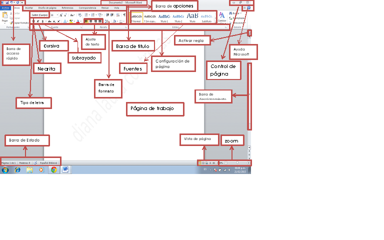 Licenciatura en Educación Primaria : PARTES DE WORD