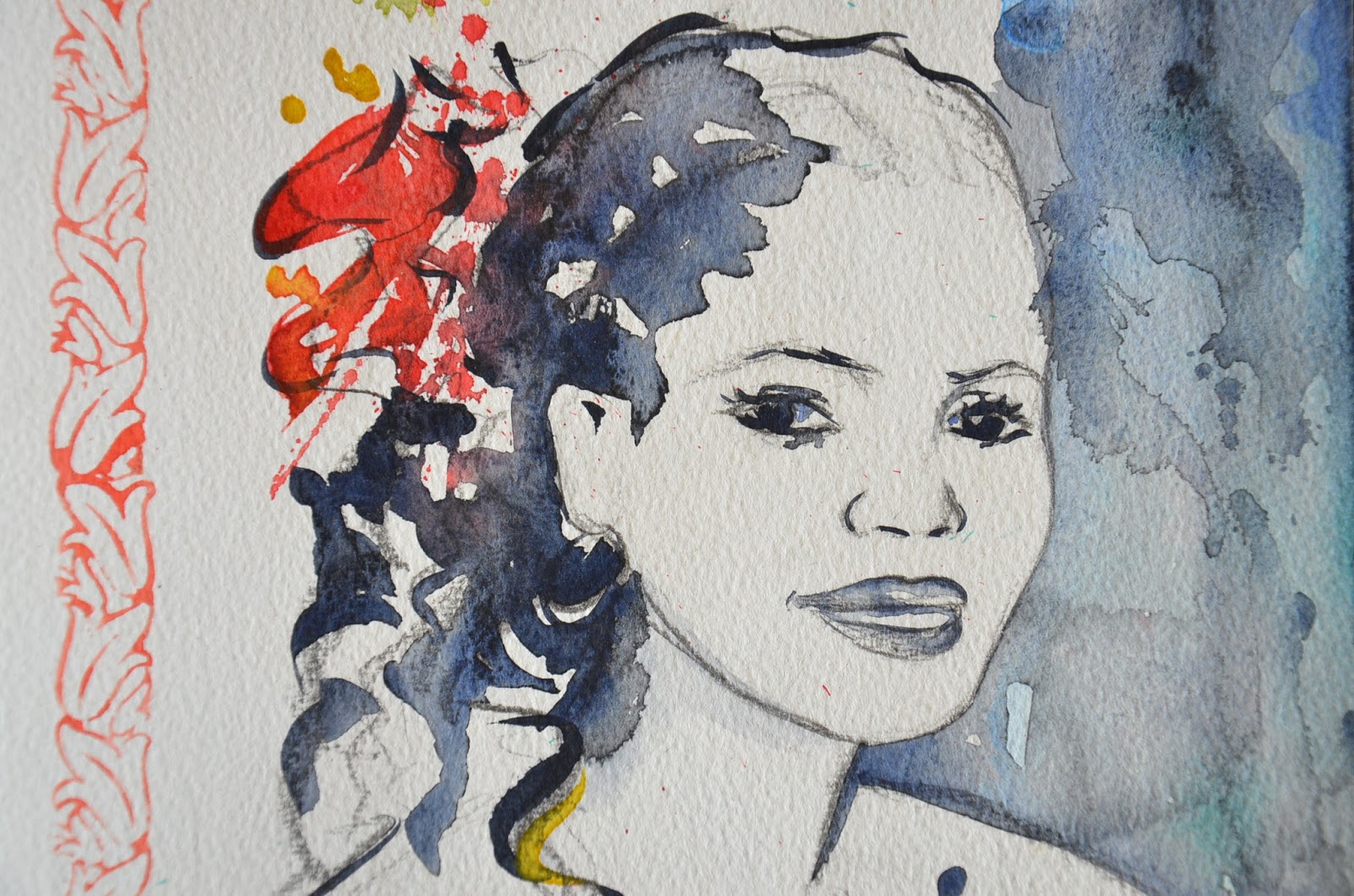 Lydia Roche Art - portrait femme Afrique art contemporain dessin ...