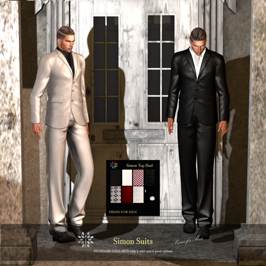 PRISM DESIGNS Fashions for SL: PRISM ~ New Release for the MEN! SIMON ...