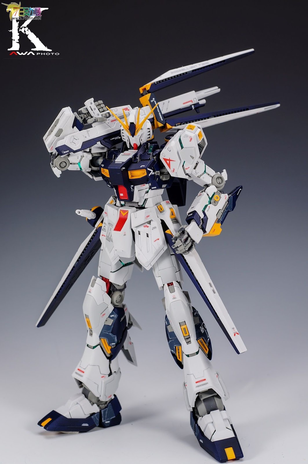 GUNDAM GUY: MG 1/100 Nu Gundam Ver. Ka Double Fin Funnel Kai ...