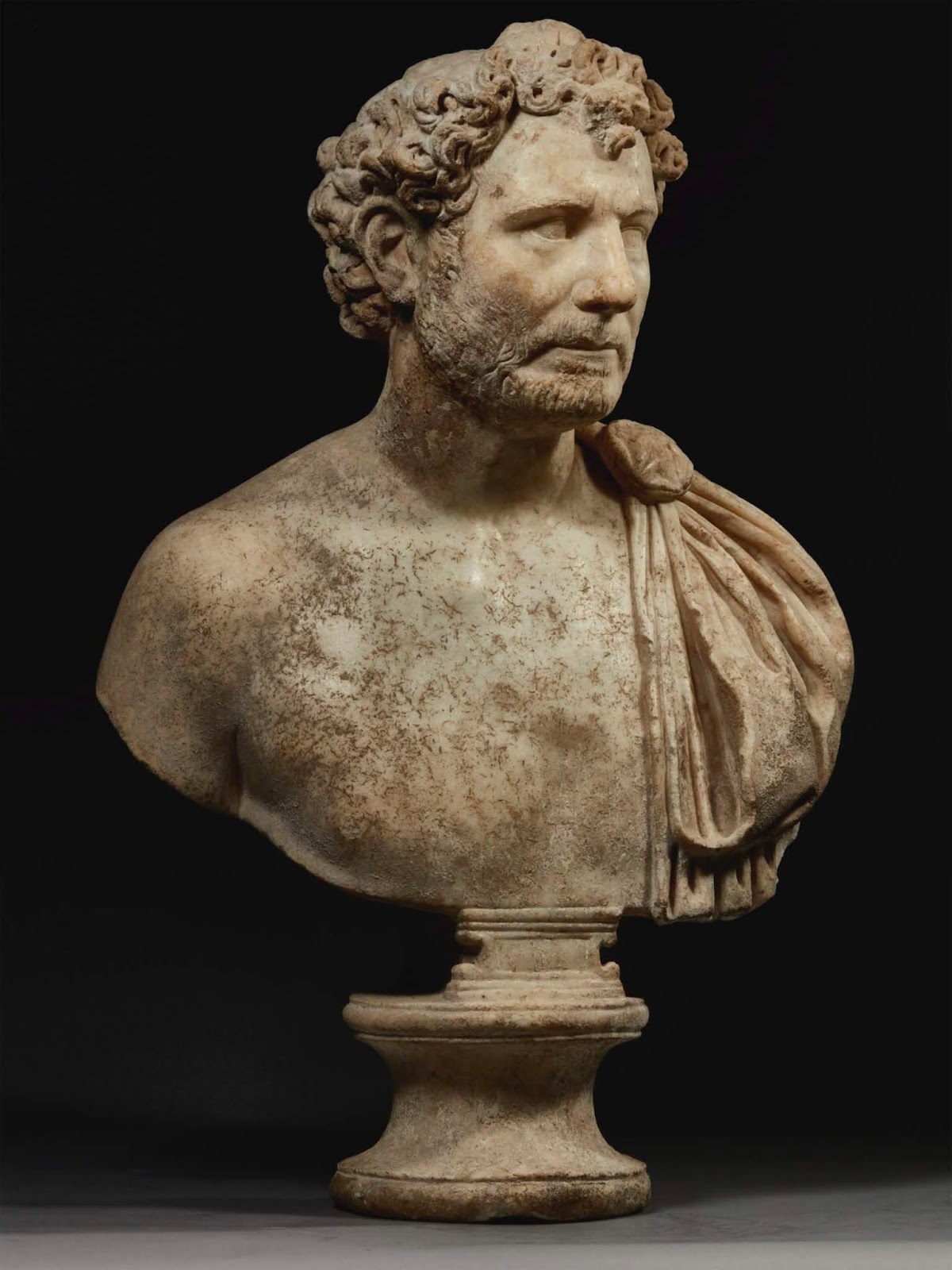 Portrait Bust Of A Roman Man