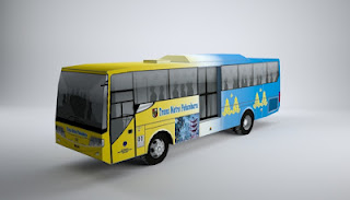 Trans Metro Pekanbaru Papercraft | Papercraft Paradise | PaperCrafts ...