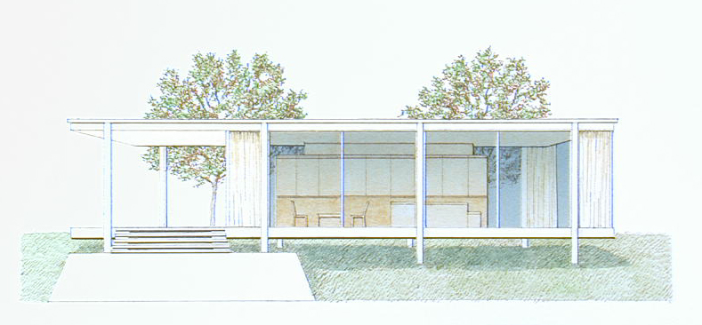 El Plan Z Arquitectura: Mies van der Rohe, Casa Farnsworth