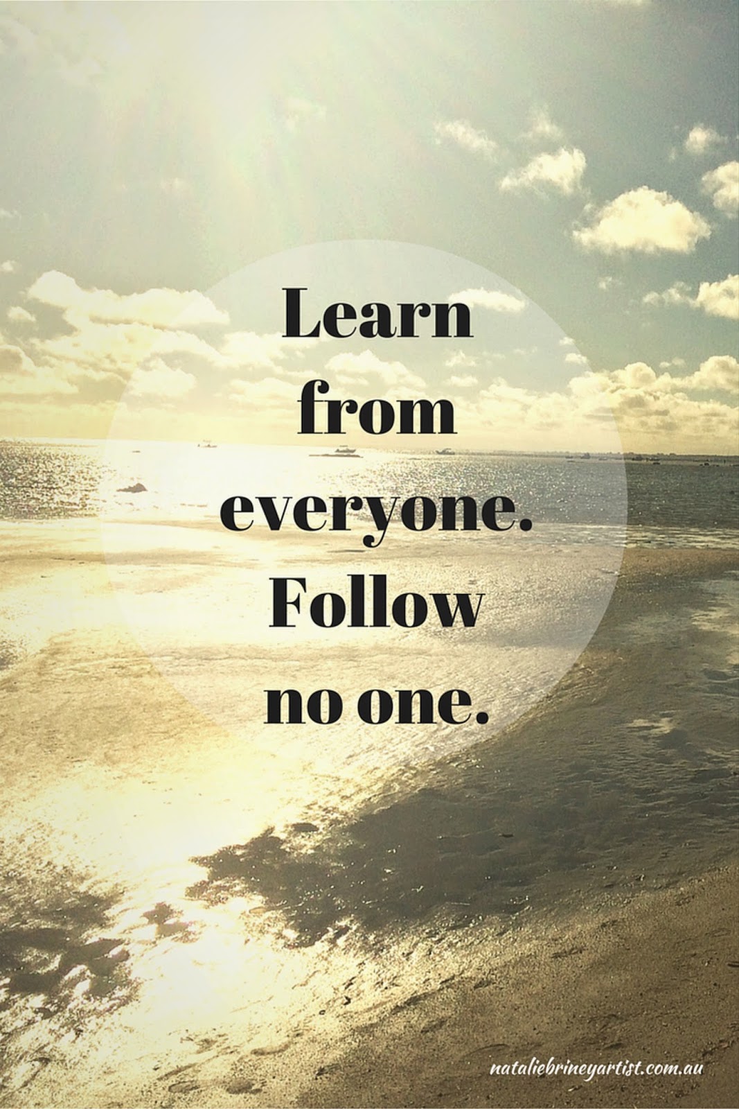 Nat's Ramblings: Follow No One...