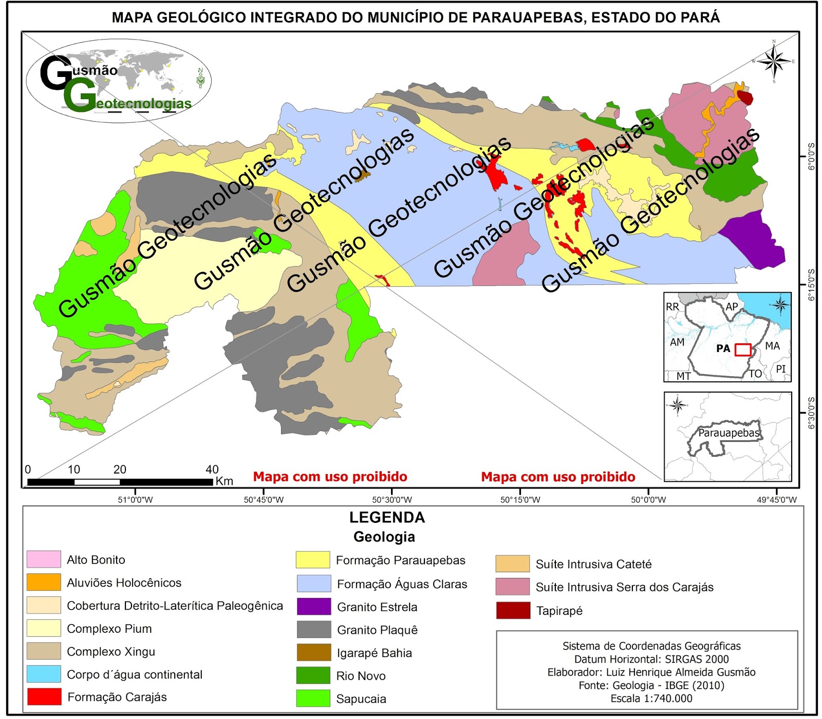 Mapa De Parauapebas Pa - RETOEDU