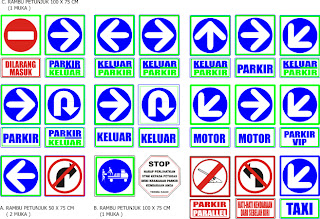 Rambu Petunjuk Arah Outdoor | PANCA CONSULTANT