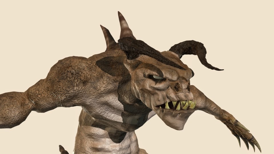 Jeff's 3D Models Blog: Fallout 3 - Deathclaw