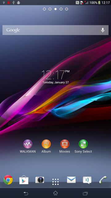 Sony Xperia Z Ultra (ZU) Togari phablet UI screenshots running Android ...