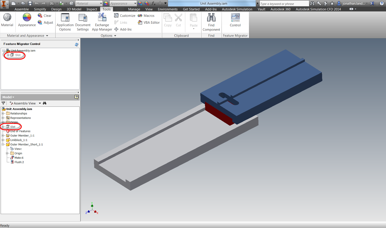 The suppressed feature