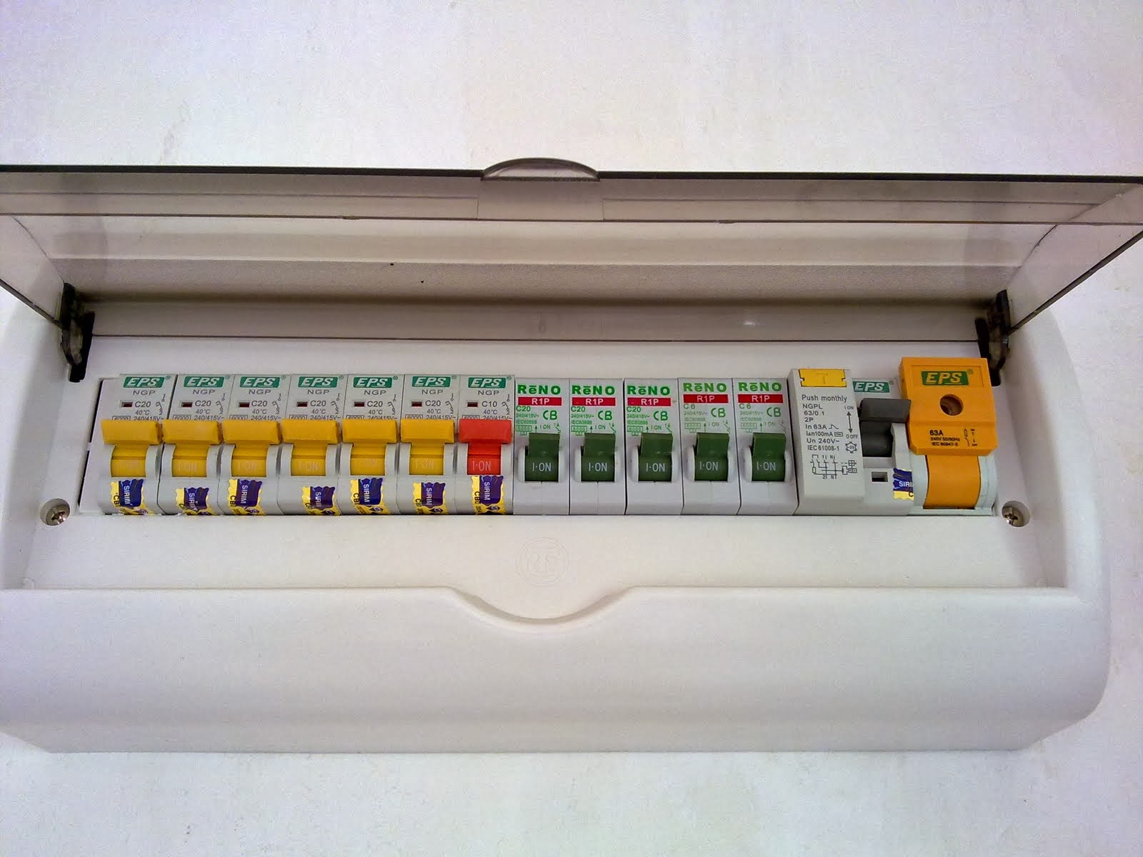 Wiring Rumah: Penukaran DB baru