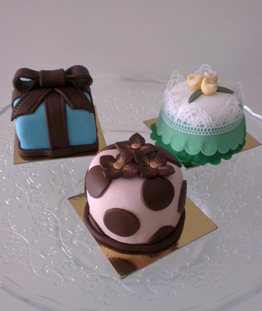 Mini pasteles decorados - Imagui