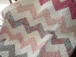 Greener Beginnings: Chevron (Zig Zag) Quilt