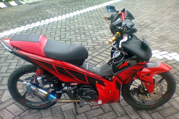 Modifikasi Honda Revo 110 Fit Absolute Drag Sederhana Tapi Keren 2020