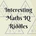 Difficult Maths IQ Questions with Answers