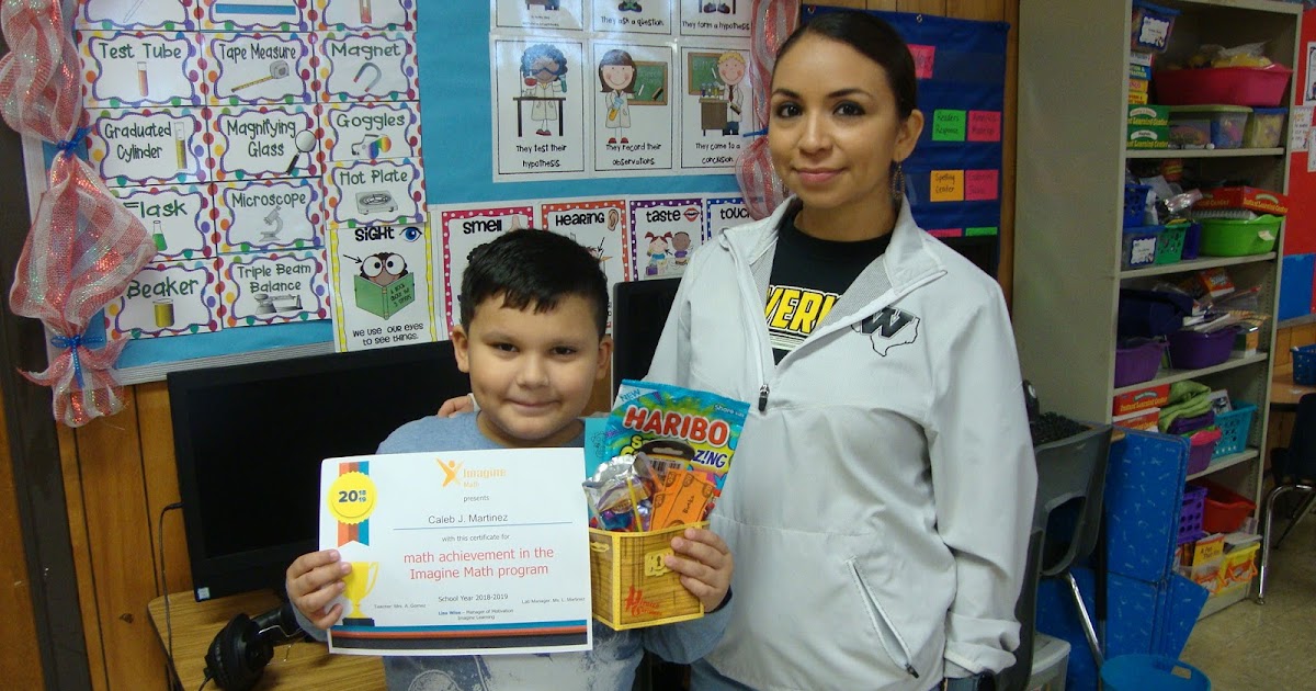 Eagle Pass ISD - iVision: Darr Reaches Imagine Math Milestone