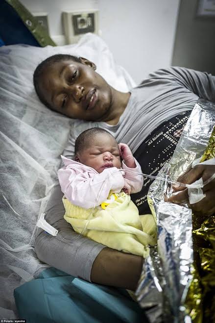 Photos: African migrant delivers baby on Italian patrol boat after ...