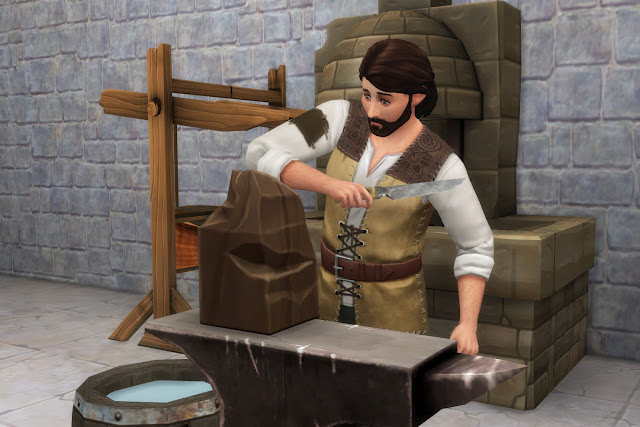 TS4: Blacksmith Set | History Lover's Sims Blog
