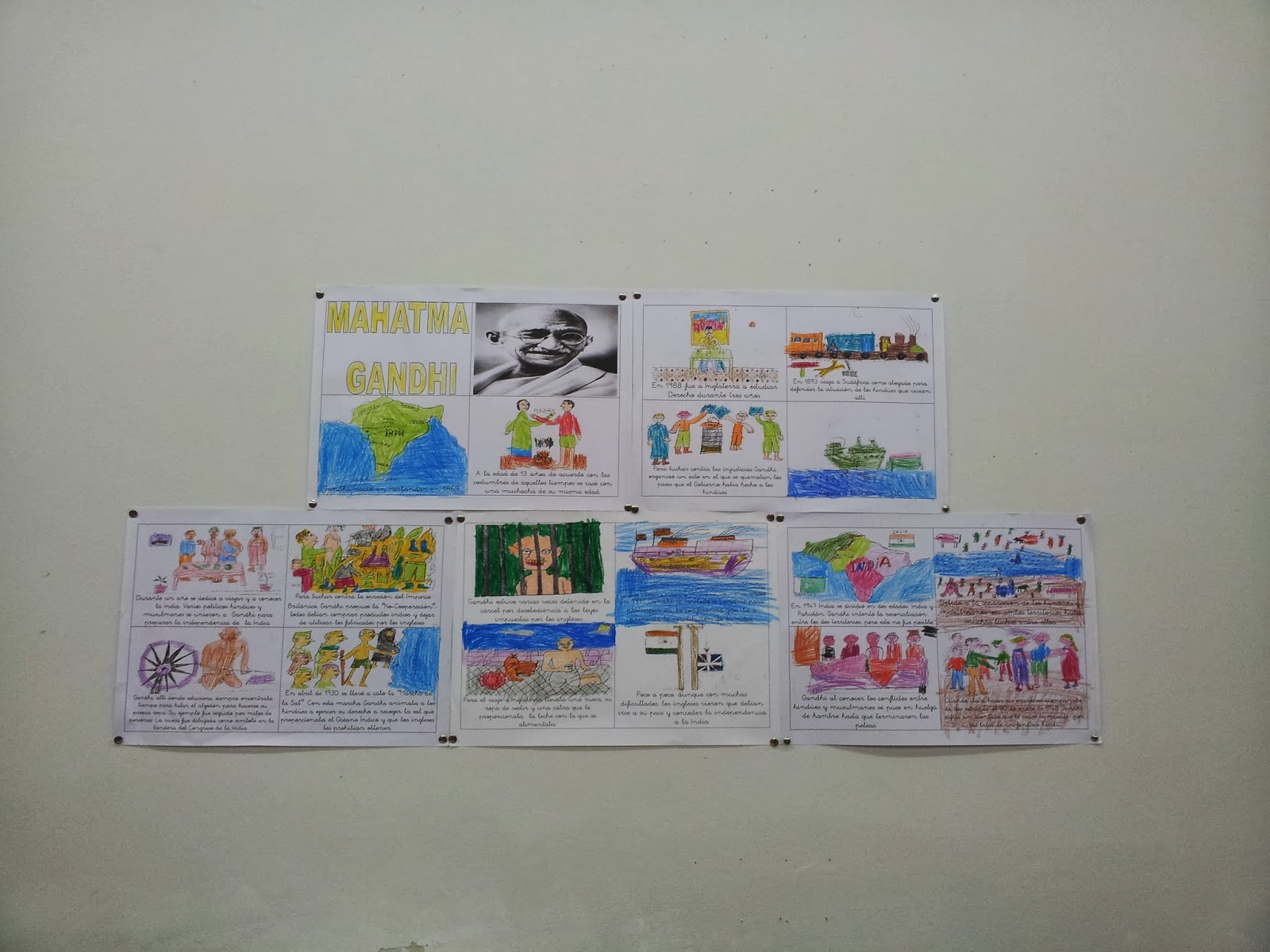 Trabajando en Educación Infantil: Mahatma Gandhi