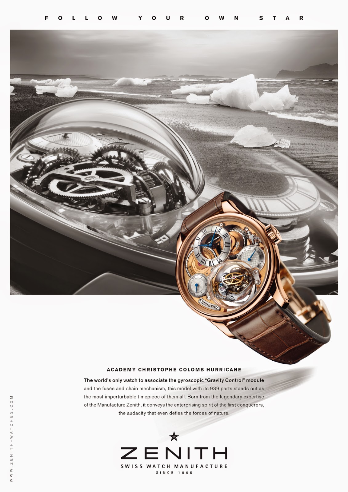 Height of Horology: Zenith Advertising