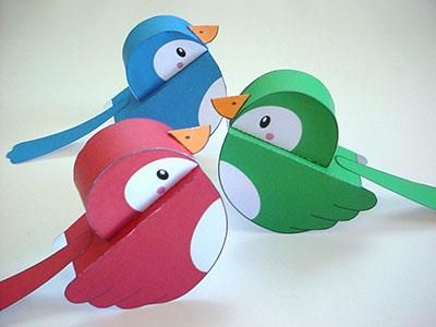FLICKR BIRD Cute - Free Download Papercraft Template! - Free ...