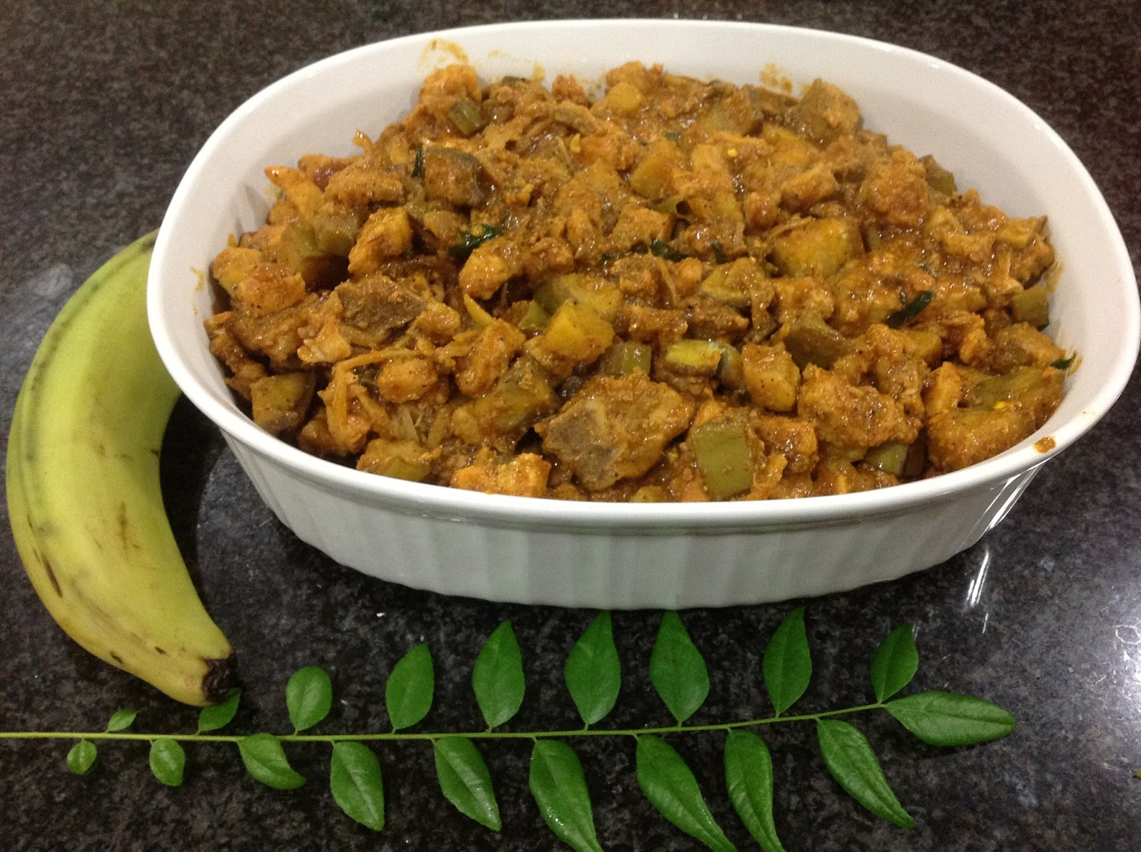 Cooking at Home: Pork and Plantain Curry