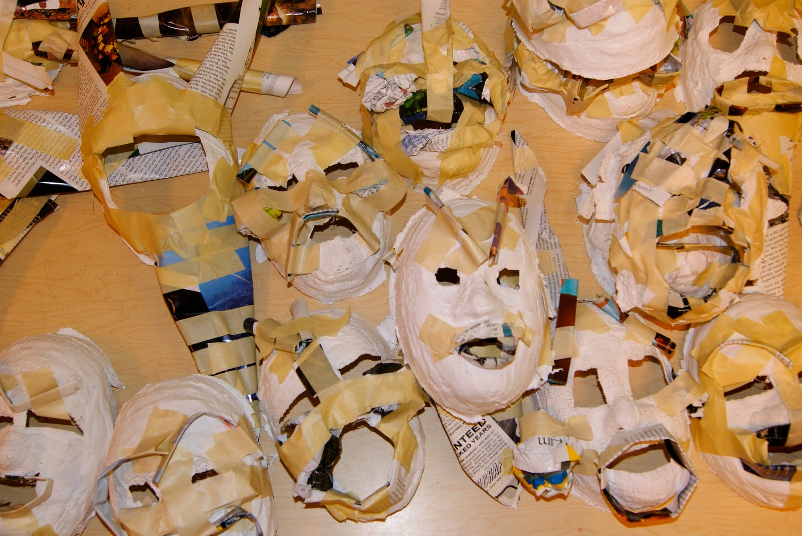 Ancient Greek Theater Masks