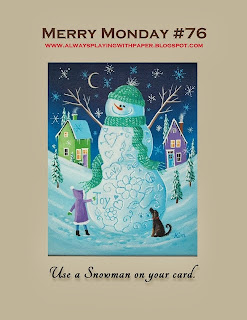 Snowy Moose Creations: Happy Snowman for Merry Monday