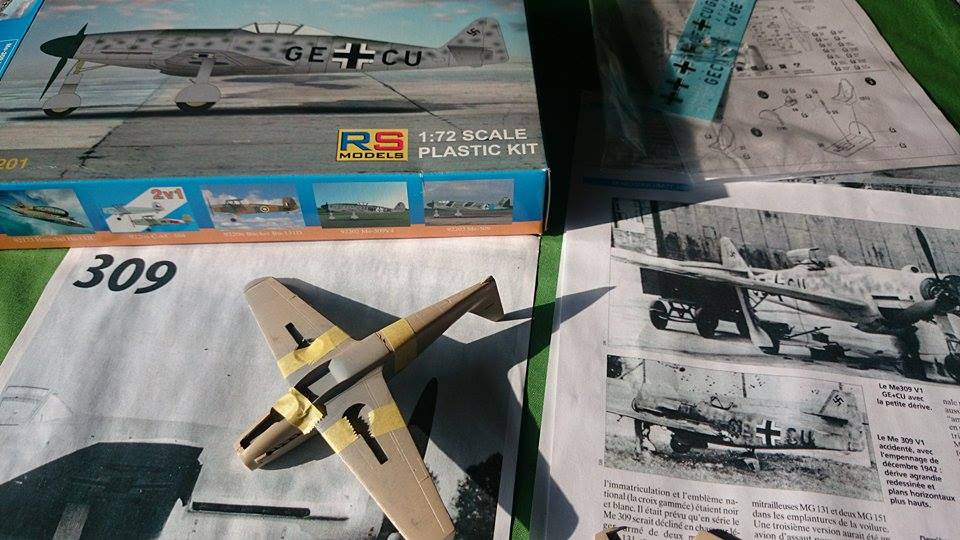 FalkeEins - a modelling blog: 72nd RS Models Me 309 - first look in-box ...