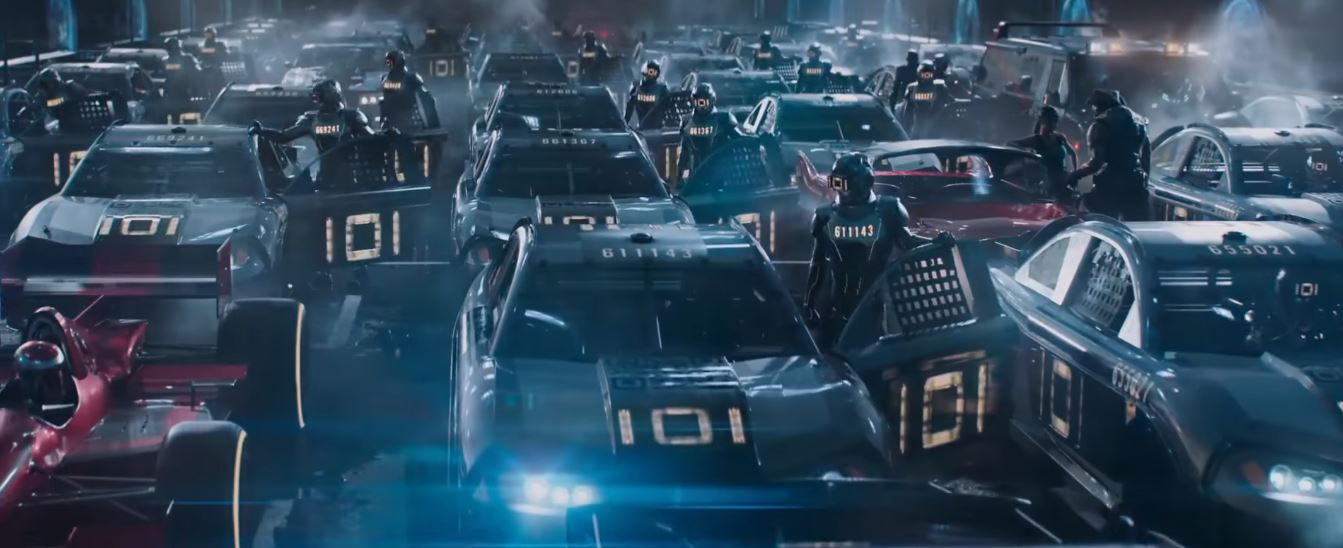 Just A Car Guy: new scene from Ready Player One car race ... with Mad ...