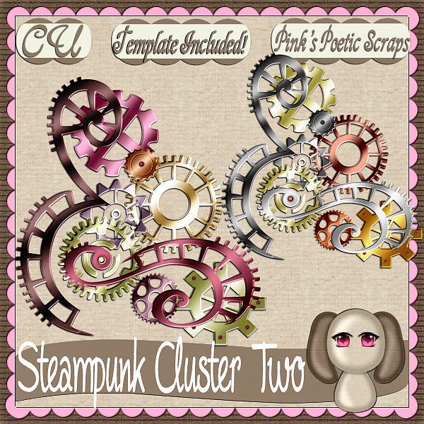 Pink's Poetic Scraps: Steampunk Freebie!