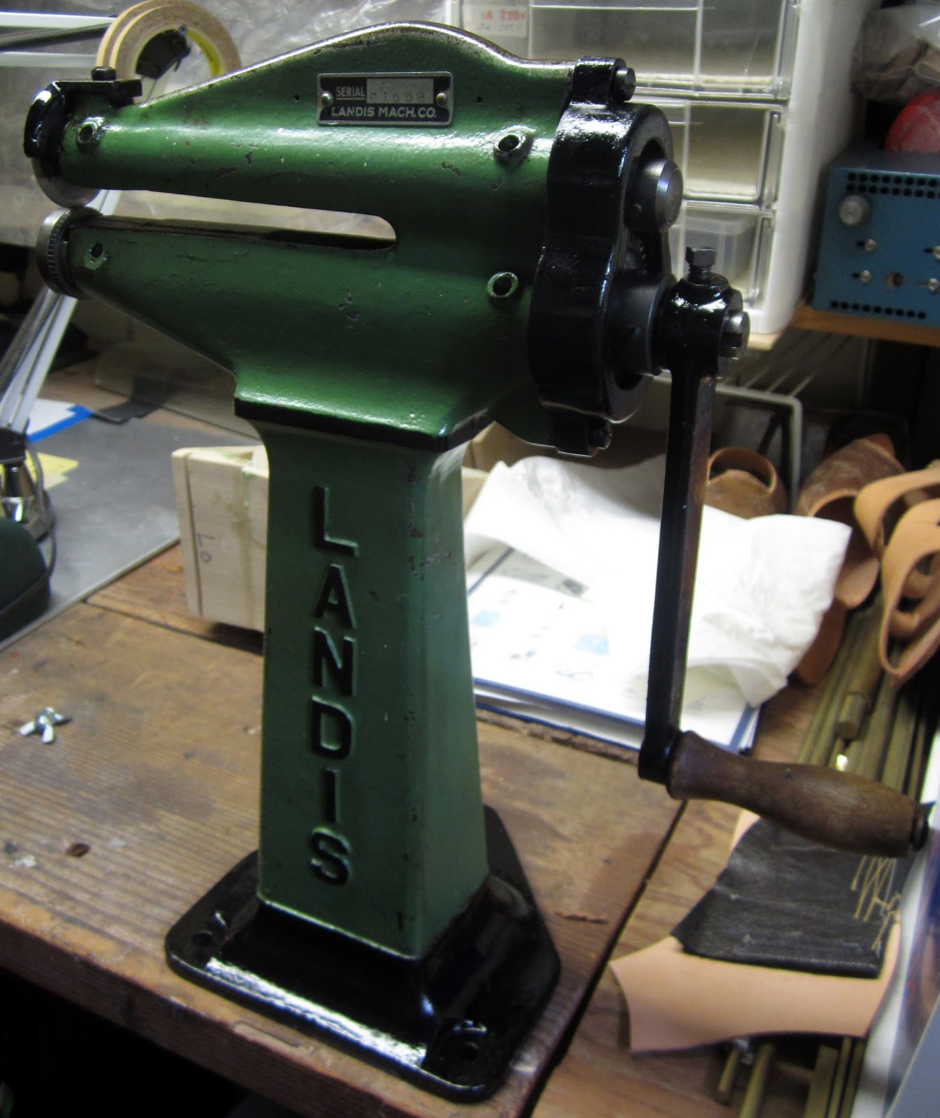 MI Shop Tools Inventions: Landis Strap Cutter - Restoration / Sharpening