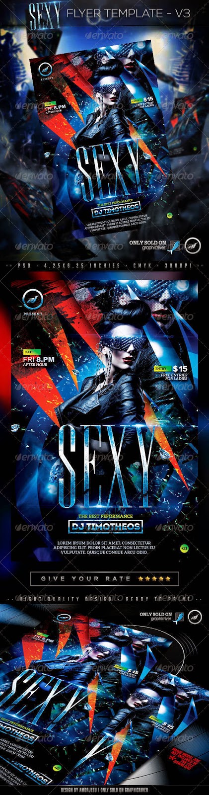 Sexy Flyer Template Download | Freebies PSD