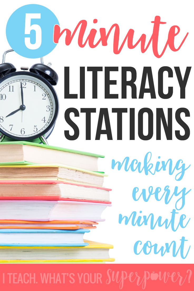5 Minute Stations | Engaging Literacy