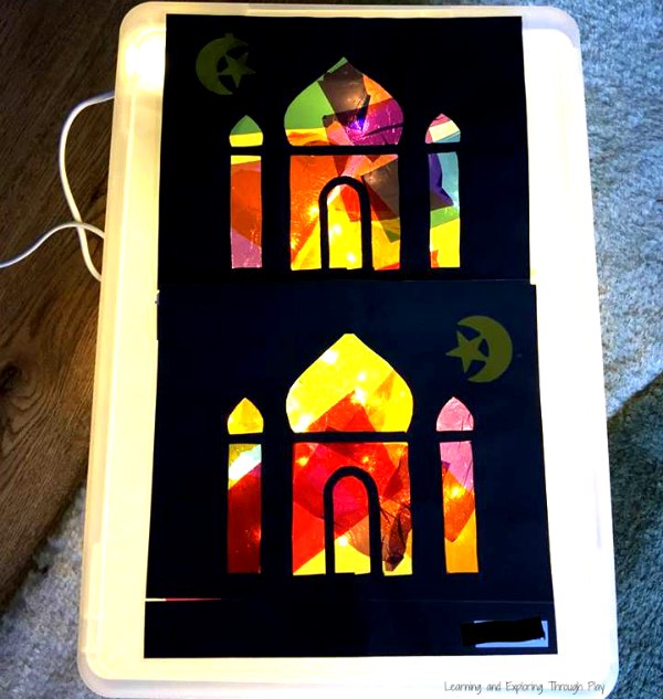 Learning and Exploring Through Play: Ramadan Tuff Tray
