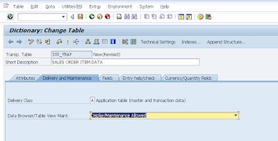 SAP TECH: Creating Transparent Transaction Table