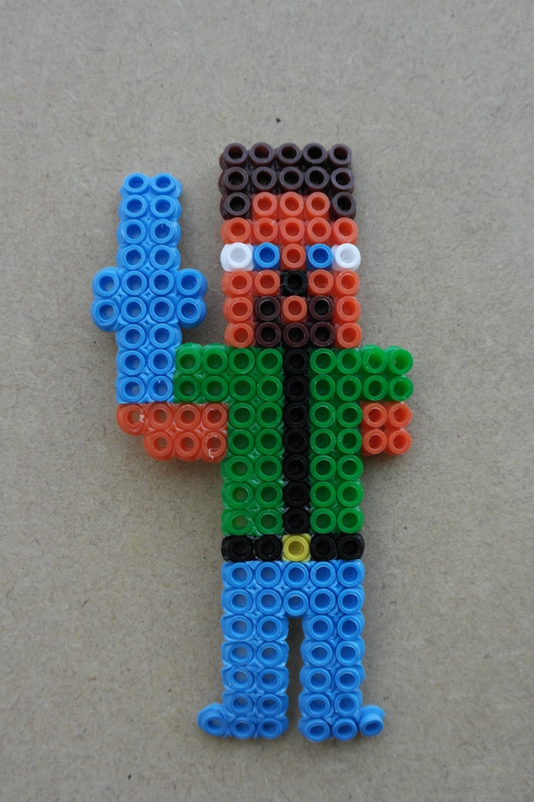 Pyssla Ideas: Minecraft Character 03