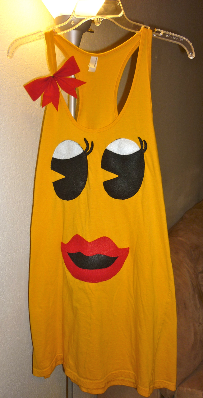 the daily do: halloween costume DIY: ms. pac man