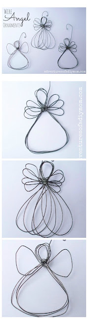 How to Make a Wire Angel Ornament - Nativity Ornament Series ...