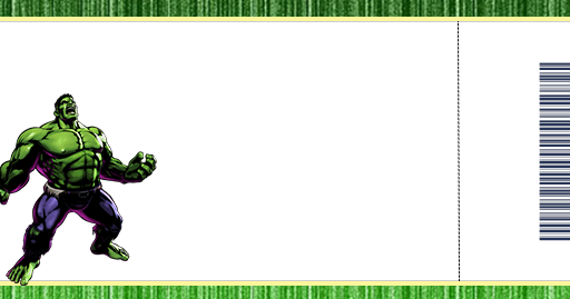 Hulk Birthday Party: Free Printable Invitations and Candy Bar Labels ...