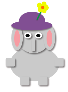 Classroom Freebies Too: Ella the Elegant Elephant Craft