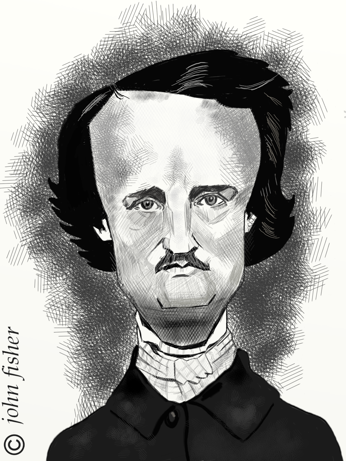 The Art of John Fisher: Edgar Allan Poe..