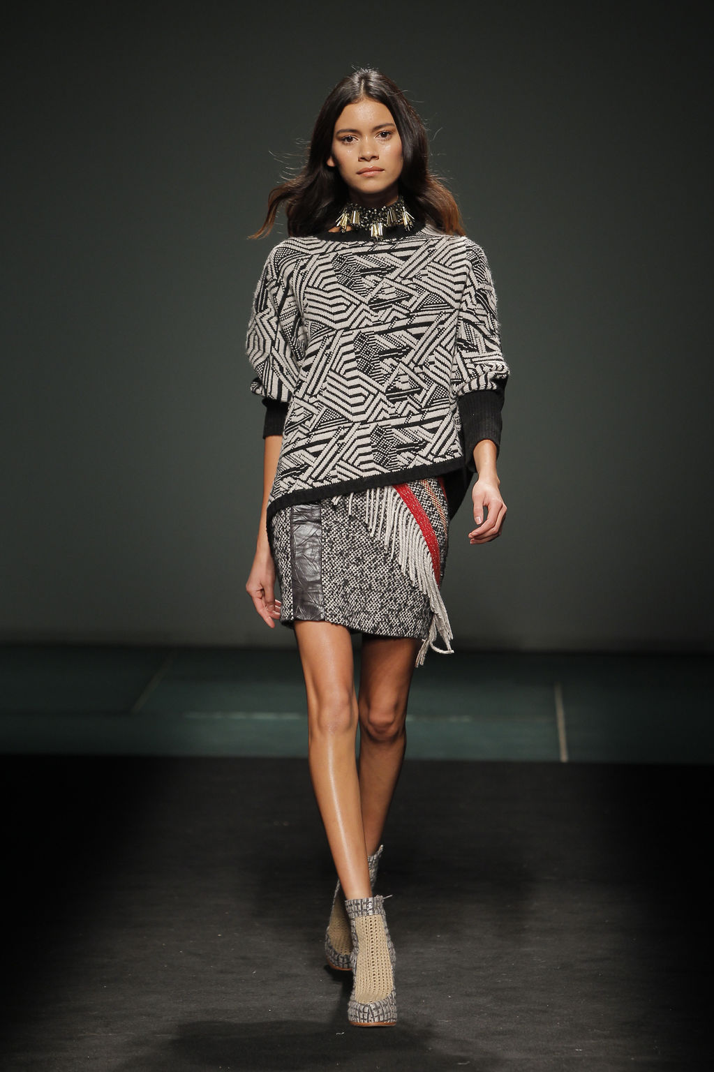Peruvian Fashion Models: Juana Burga for Custo Barcelona F/W 2013-14 ...
