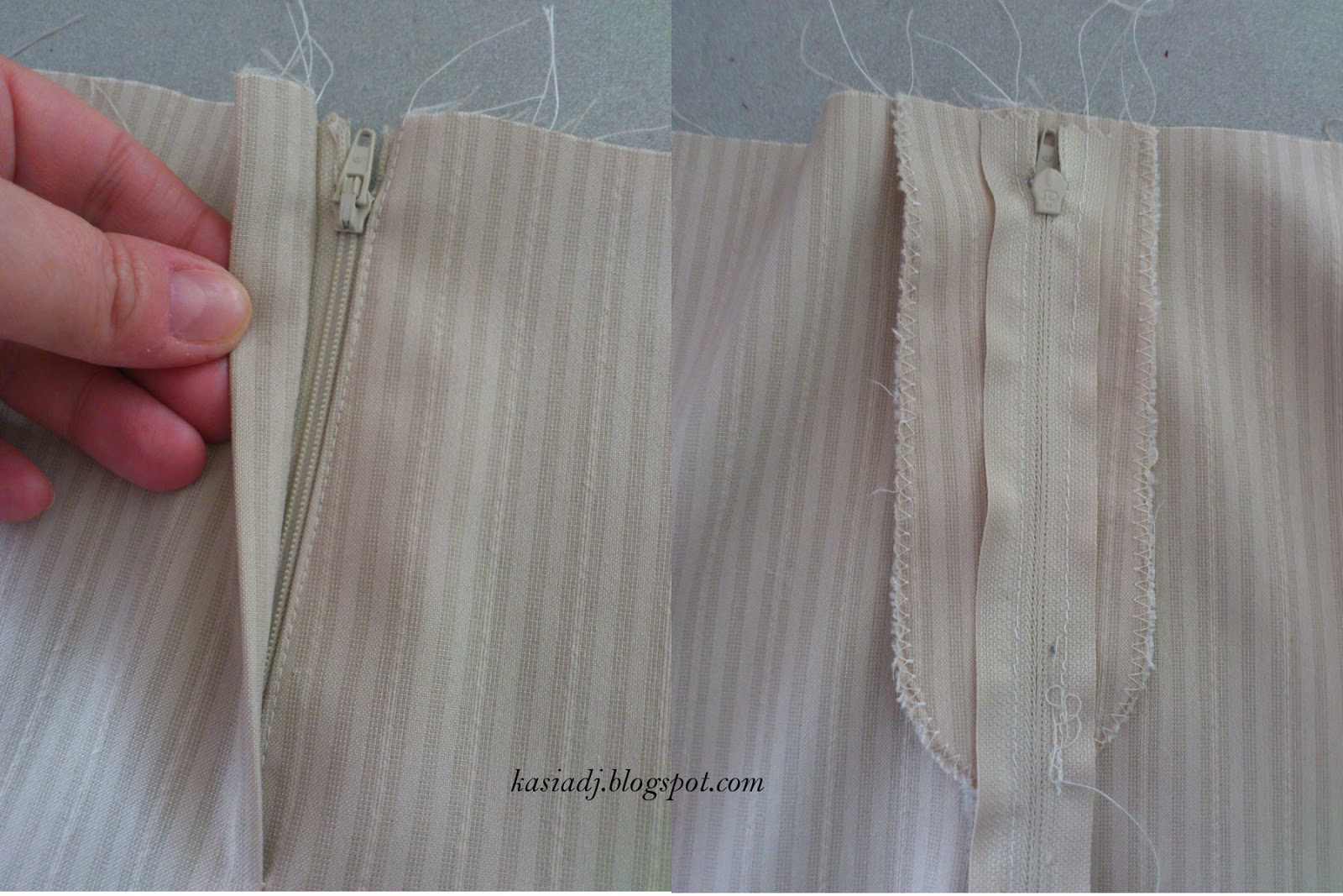 Szyje się!: Prosty sposób na suwak w spodniach - tutorial