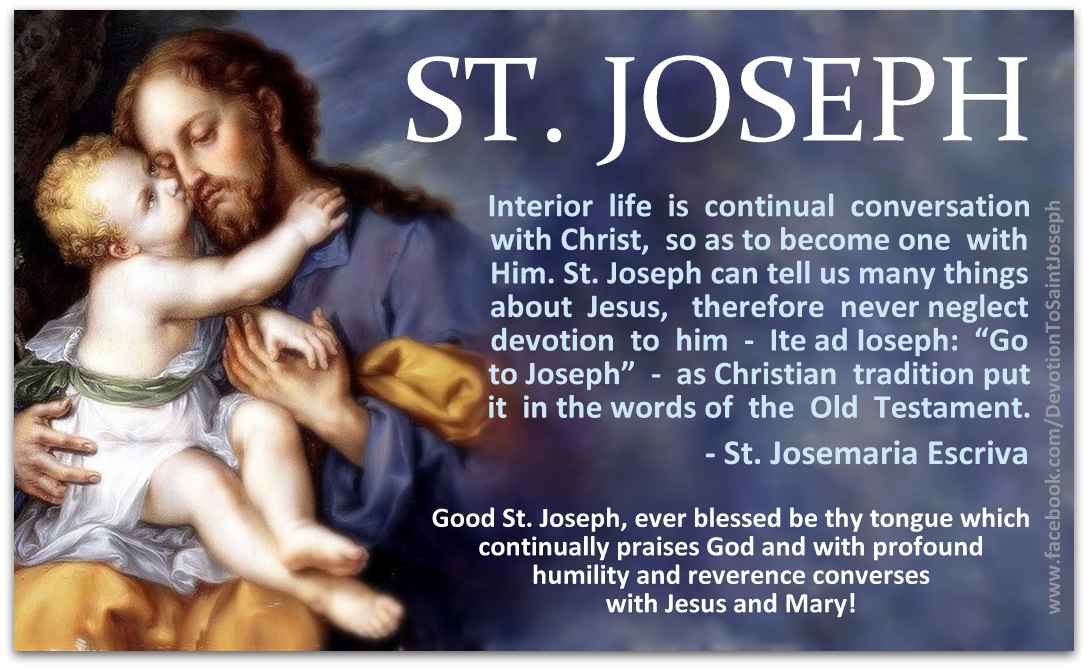 AD TE BEATE IOSEPH ☩ TO THEE O BLESSED JOSEPH ☩: June 2016