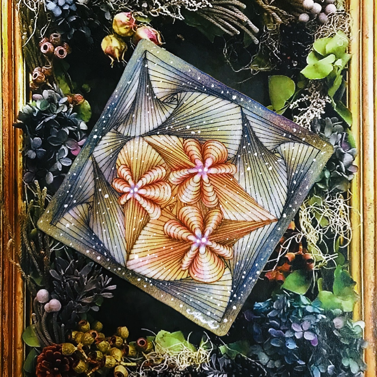 Tickled To Tangle: "It's a String Thing" #228 Tiles