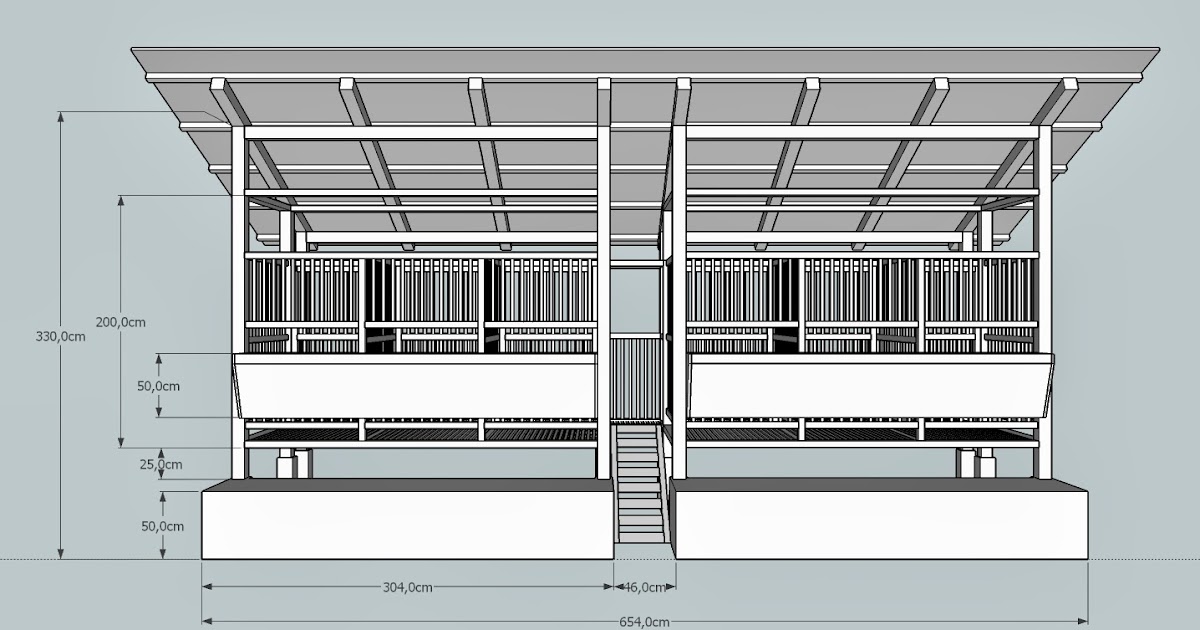 Layout Kandang Kambing/ Domba | AML Farm