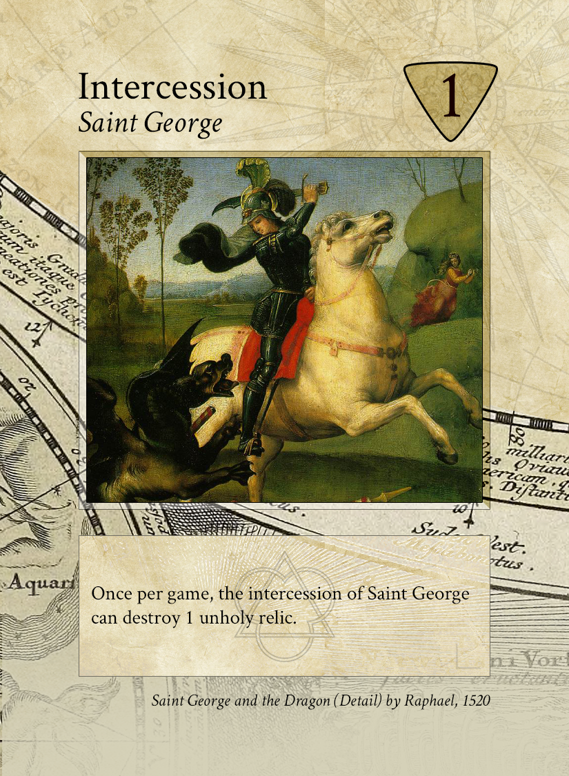 Robert Burke Games: New Saint George card