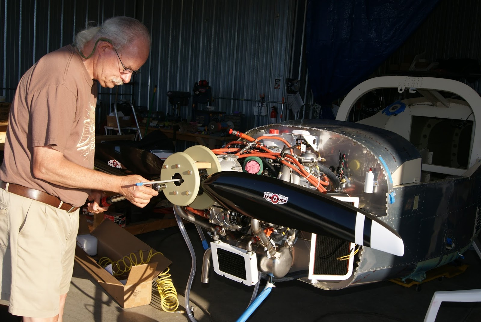 DOG Aviation John's RV-12 Blog: Sensenich Propeller Installed – Another ...