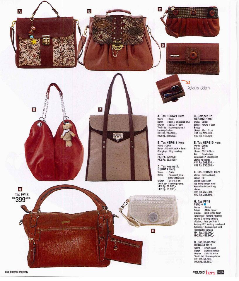 Top Inspirasi Katalog Tas Elizabeth, Motif Masa Kini!